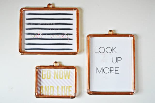30+ Unique Upcycled DIY Picture Frame Ideas - You'll Love - Pillar Box Blue