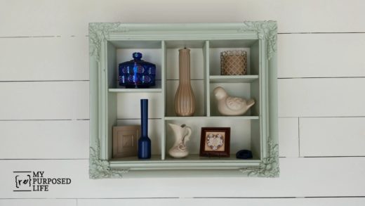 30+ Unique Upcycled DIY Picture Frame Ideas - You'll Love - Pillar Box Blue