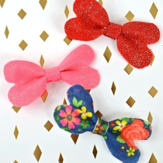 35 DIY Fabric Heart Crafts- Feel The Love - Pillar Box Blue