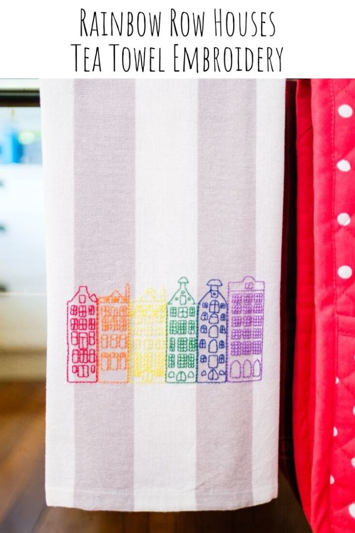 17 Cool Ideas For Tea Towel Crafts - Pillar Box Blue
