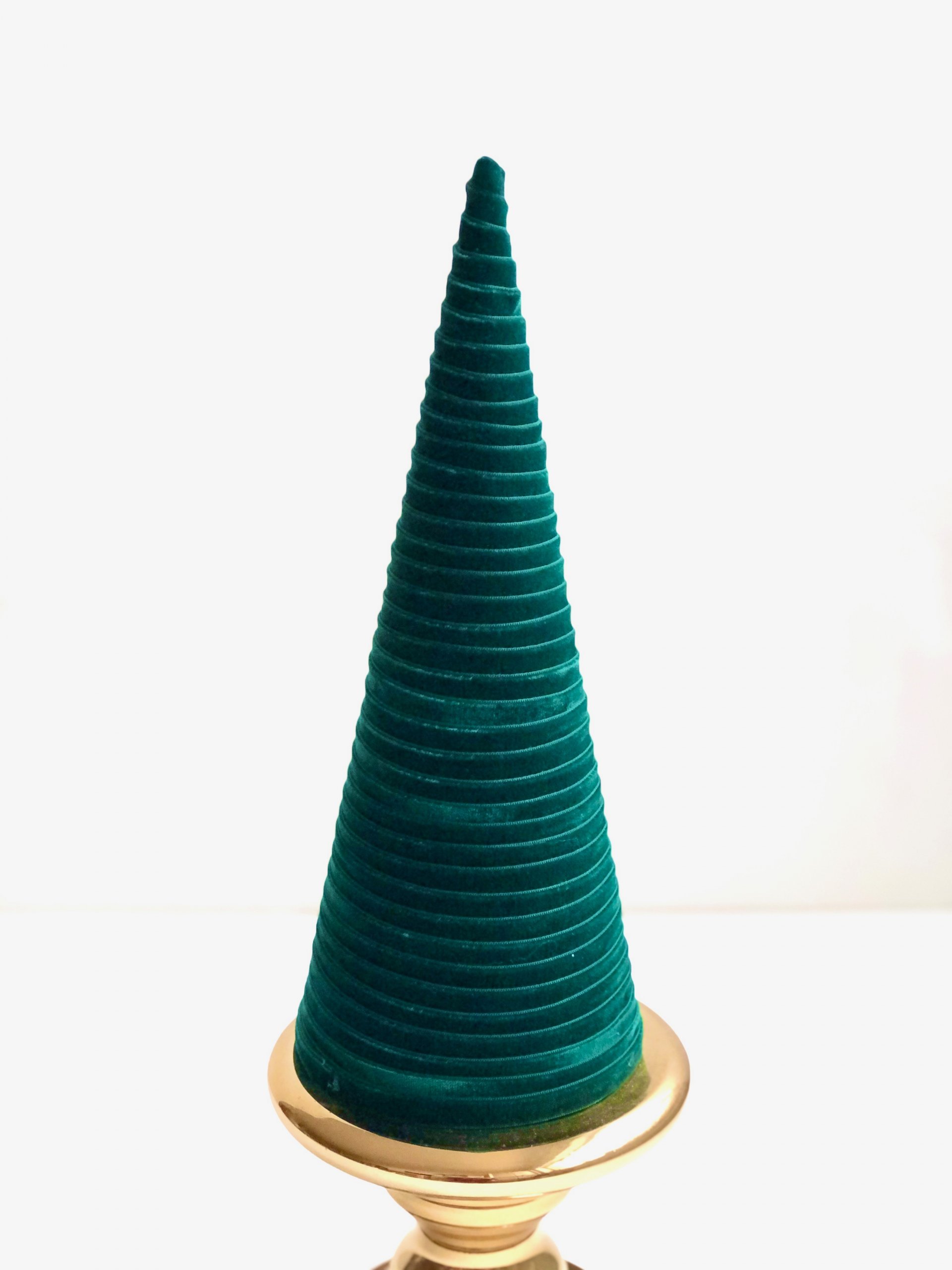 Easy DIY Cone Christmas Trees - You Can Make Today - Pillar Box Blue