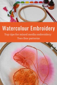 Free Watercolour Embroidery Patterns and Top Tips For Success - Pillar ...