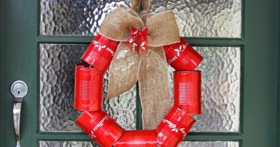 The Best Tin Can Christmas Crafts For The Holiday Season - Pillar Box Blue