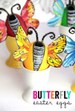 53 Beautiful Butterfly Crafts Adults Will Love To Make - Pillar Box Blue