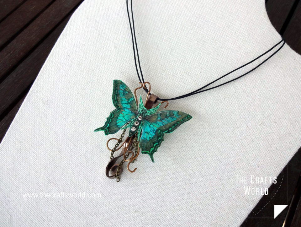 48 Beautiful Butterfly Crafts Adults Will Love To Make - Pillar Box Blue