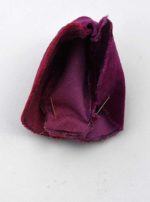 How To Make A Glamourous Fabric Fig Ornament For The Tree - Pillar Box Blue