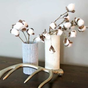 35 Clever Upcycled Vases That You Will Want In Your Home - Pillar Box Blue