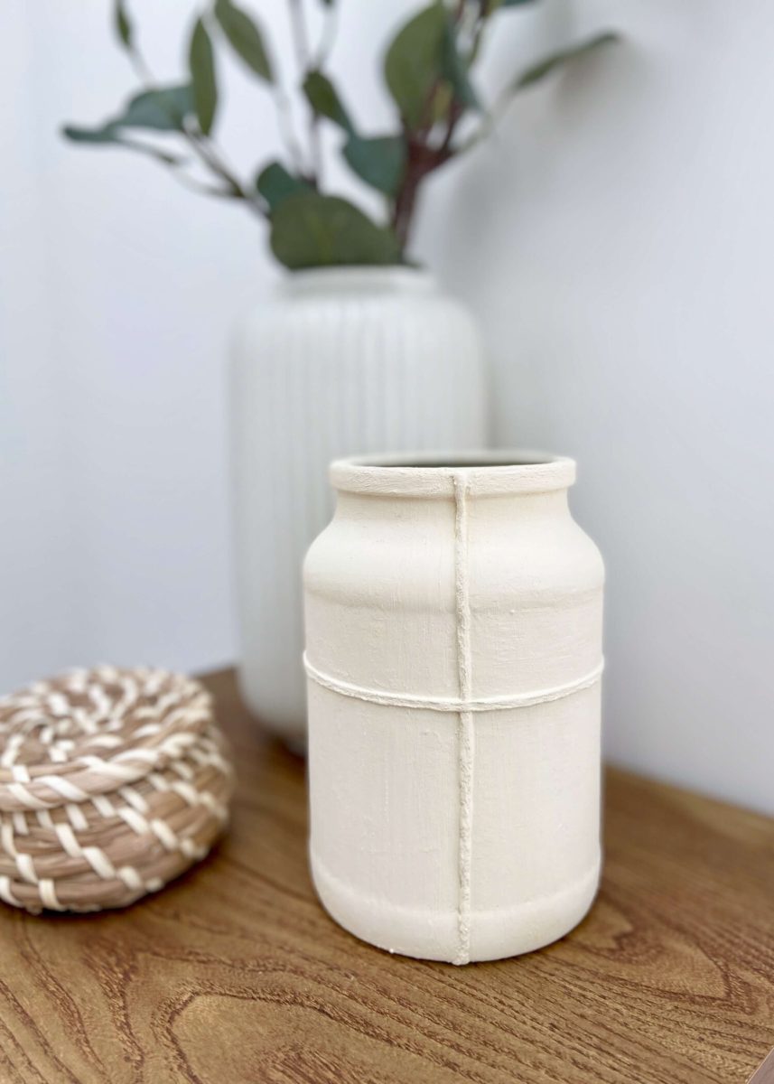 35 Clever Upcycled Vases That You Will Want In Your Home - Pillar Box Blue