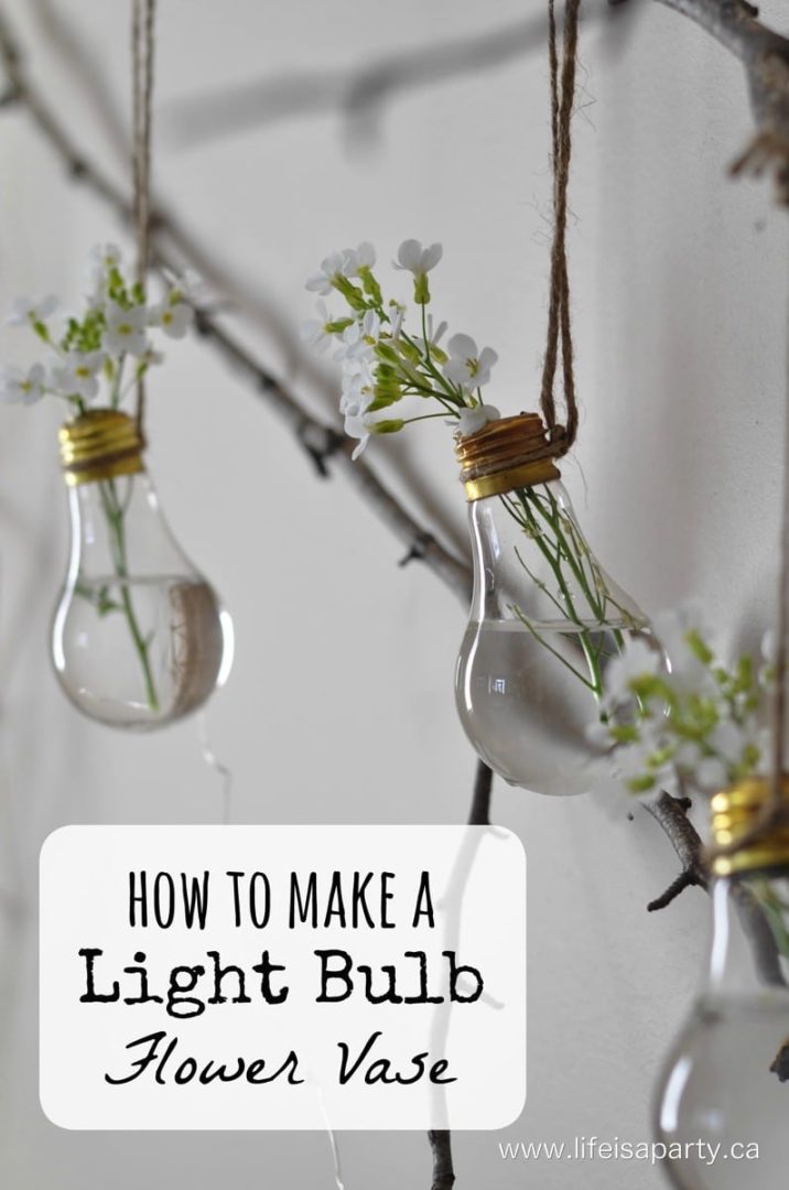35 Clever Upcycled Vases That You Will Want In Your Home - Pillar Box Blue
