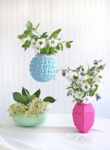 35 Clever Upcycled Vases That You Will Want In Your Home - Pillar Box Blue