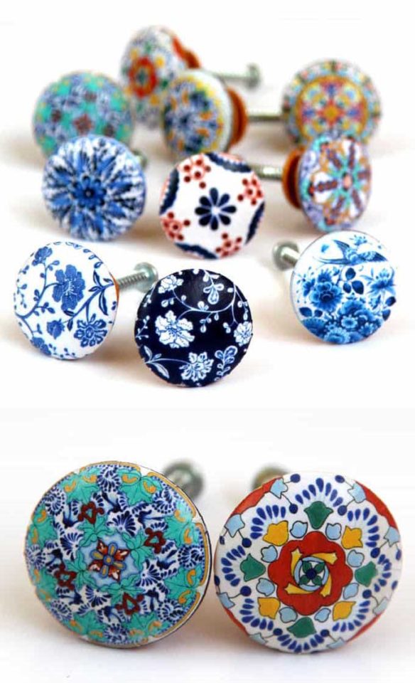 57 Unique Decoupage Ideas Adults Will Want To Make - Pillar Box Blue