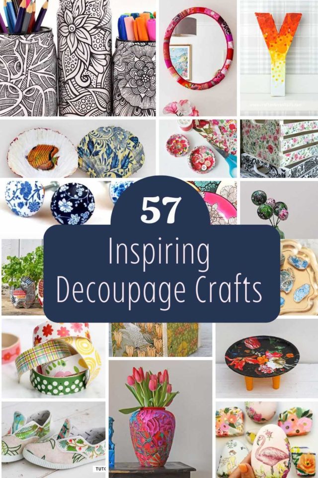 57 Unique Decoupage Ideas Adults Will Want To Make - Pillar Box Blue