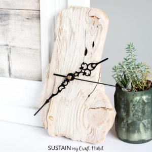 26 Unique DIY Upcycled Clocks You'll Want In Your Home - Pillar Box Blue