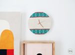 26 Unique DIY Upcycled Clocks You'll Want In Your Home - Pillar Box Blue