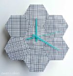 26 Unique DIY Upcycled Clocks You'll Want In Your Home - Pillar Box Blue