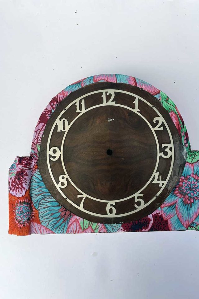 How To Turn An Upcycled Clock Into A Stunning Mantle Piece - Pillar Box ...