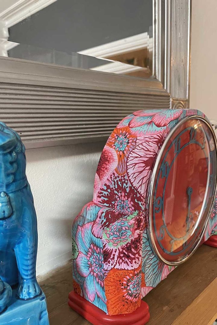 How To Turn An Upcycled Clock Into A Stunning Mantle Piece - Pillar Box ...