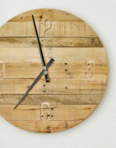 26 Unique DIY Upcycled Clocks You'll Want In Your Home - Pillar Box Blue