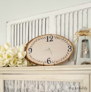 26 Unique DIY Upcycled Clocks You'll Want In Your Home - Pillar Box Blue
