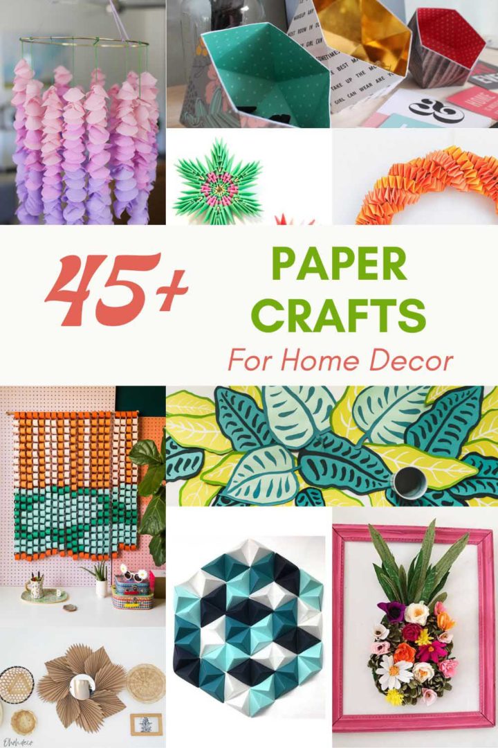 45 Charming Paper Decoration Crafts to Brighten Your Space - Pillar Box ...