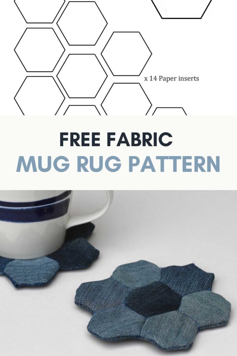 DIY Free Mug Rug Pattern -You Will Want To Make - Pillar Box Blue