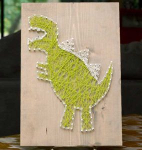 34 String Art Ideas That Charm and Delight Every Crafter - Pillar Box Blue