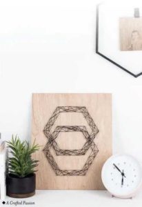 34 String Art Ideas That Charm and Delight Every Crafter - Pillar Box Blue