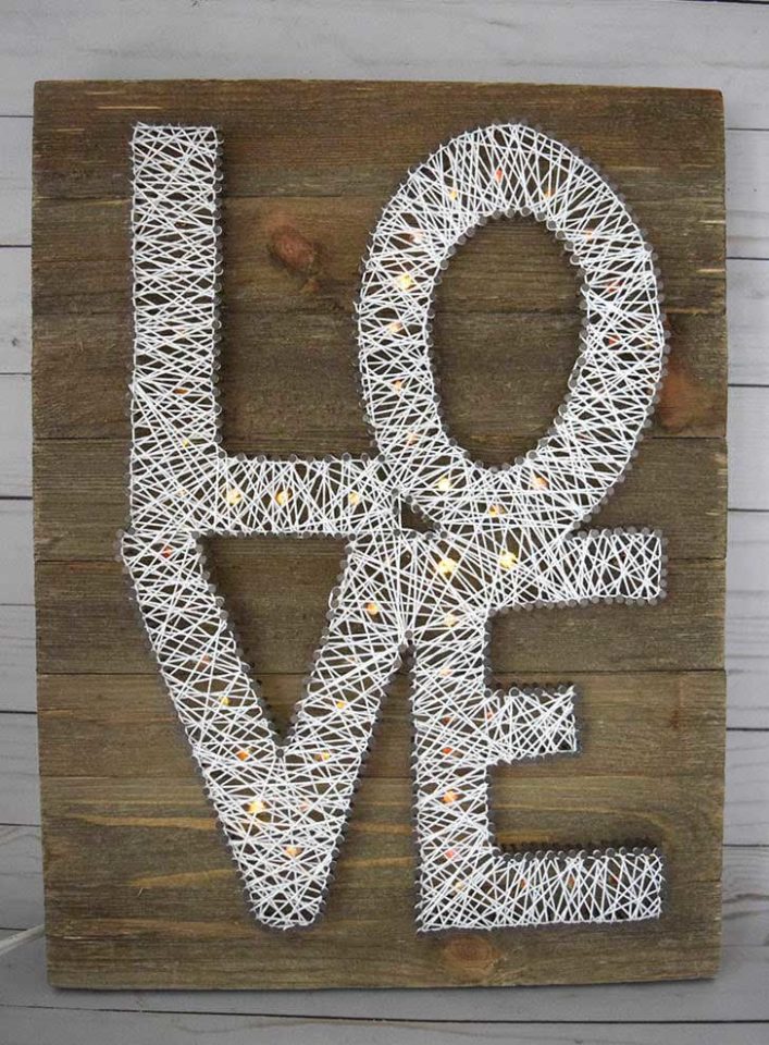 34 String Art Ideas That Charm and Delight Every Crafter - Pillar Box Blue