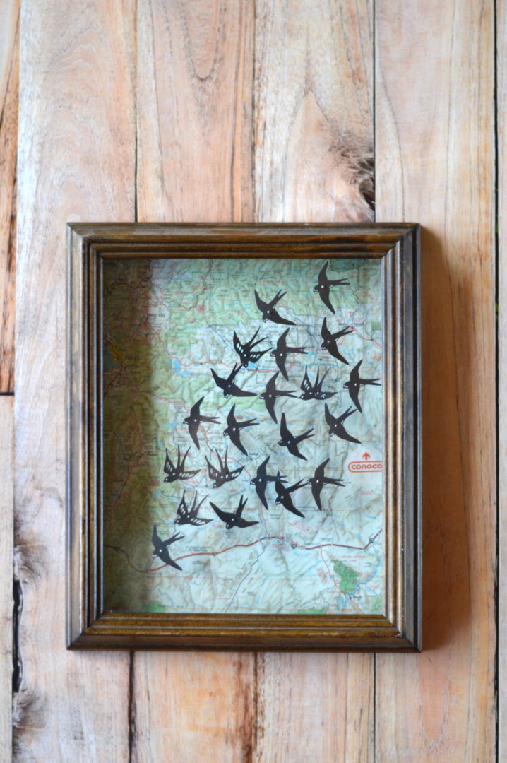 43 Amazing Map Decor Ideas for Travel Enthusiasts - Pillar Box Blue