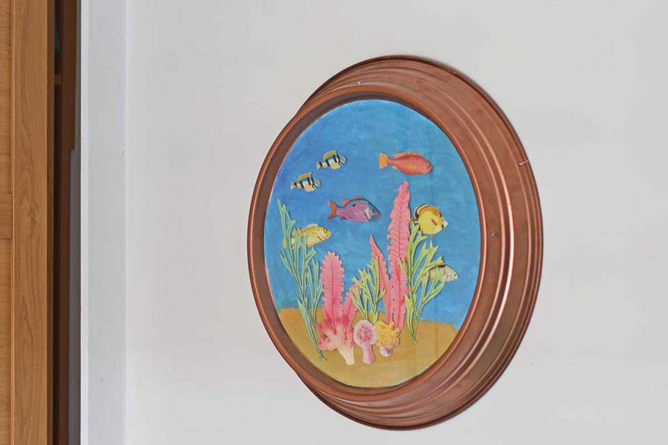 26 Unique DIY Upcycled Clocks You'll Want In Your Home - Pillar Box Blue