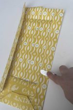 How to Make a Bag Out of Wrapping Paper The Easy Way - Pillar Box Blue