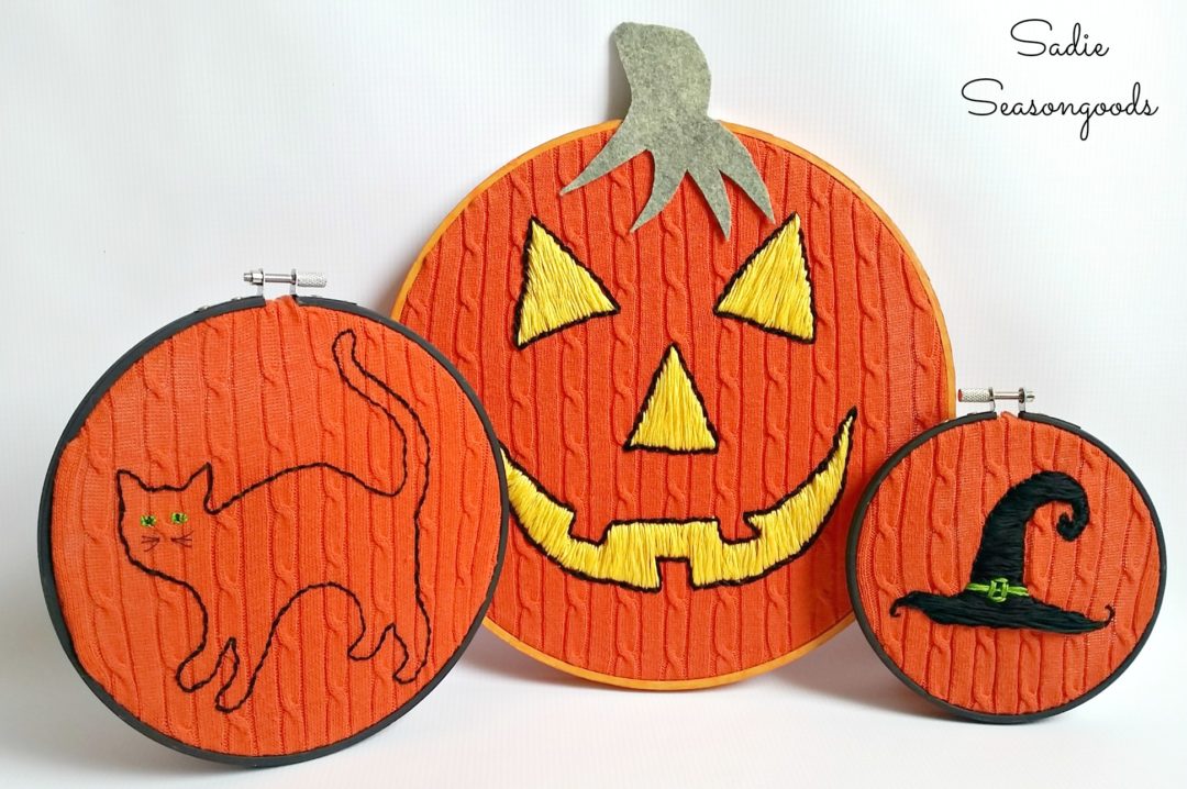 25 Free Halloween Embroidery Patterns and Designs - Pillar Box Blue