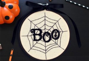 25 Free Halloween Embroidery Patterns and Designs - Pillar Box Blue