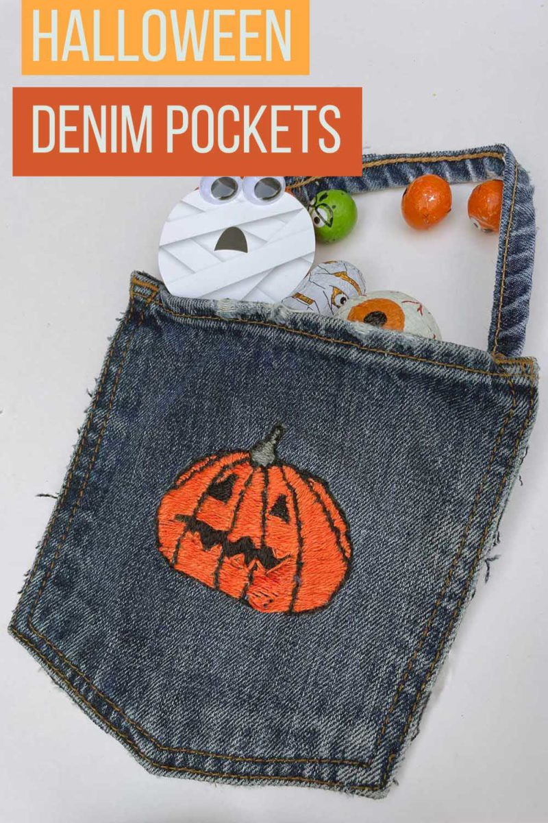 Embroidered Jeans Pockets; Free Halloween Embroidery Patterns - Pillar ...