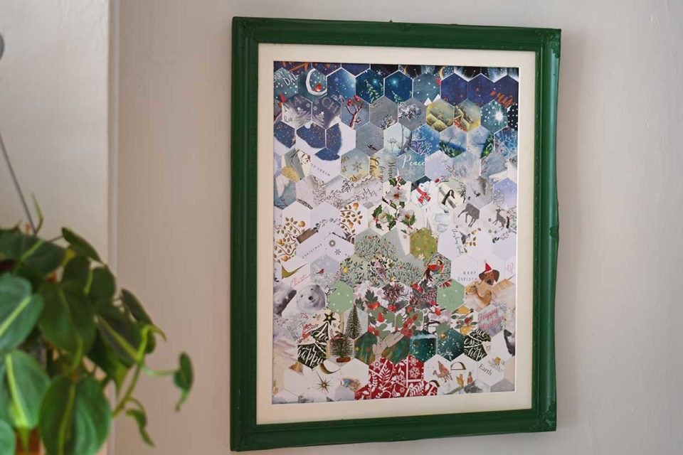 45 Best Crafts to Upcycle and Reuse Old Christmas Cards - Pillar Box Blue