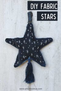 Beautiful Fabric Star Ornament - Tutorial And Free Pattern - Pillar Box ...