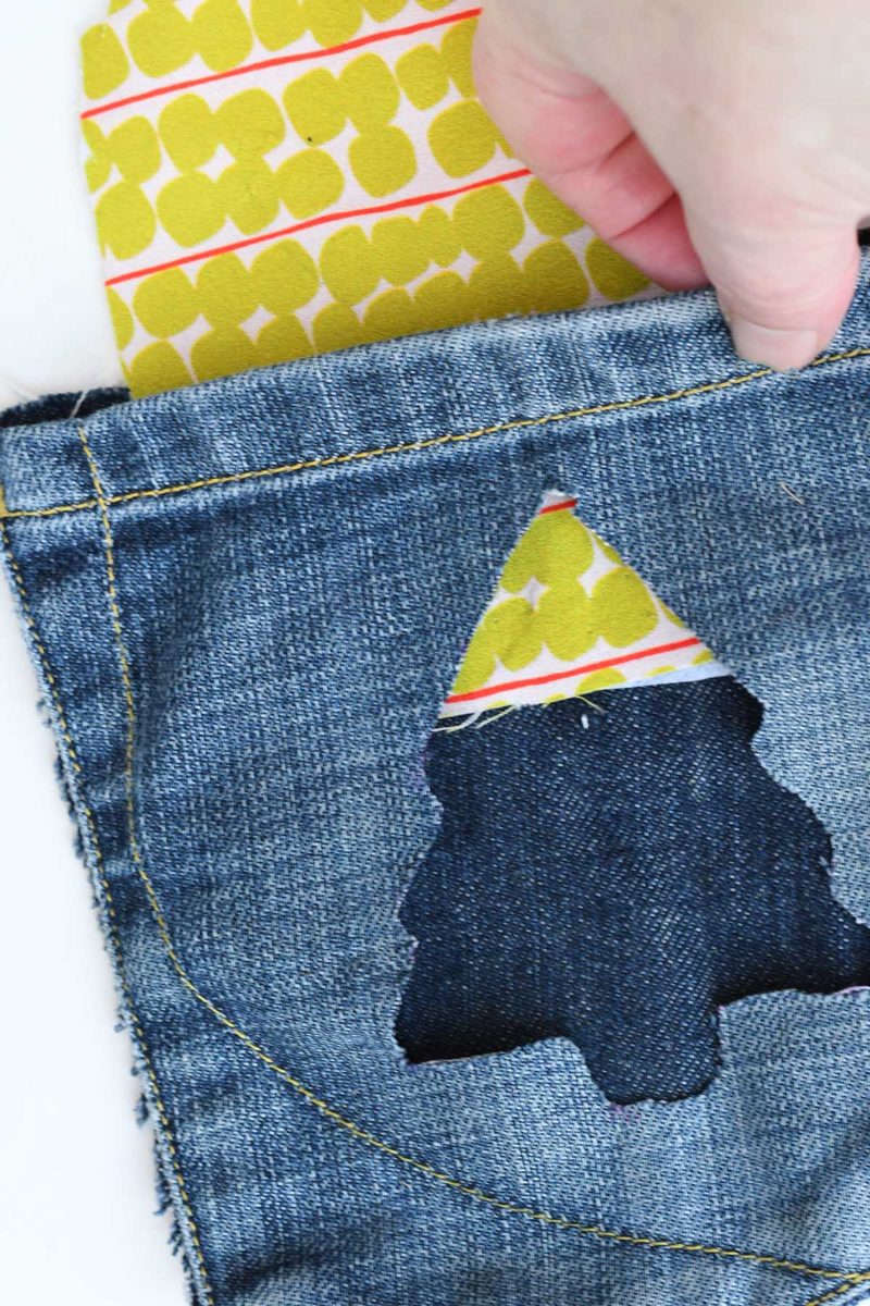 DIY Christmas Applique Denim Pockets: A Fun Festive Upcycle - Pillar ...