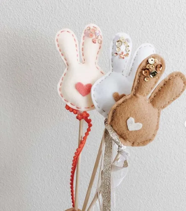 50 Adorable Bunny Craft Ideas For Adults And Teens - Pillar Box Blue