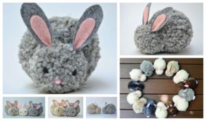50 Adorable Bunny Craft Ideas For Adults And Teens - Pillar Box Blue