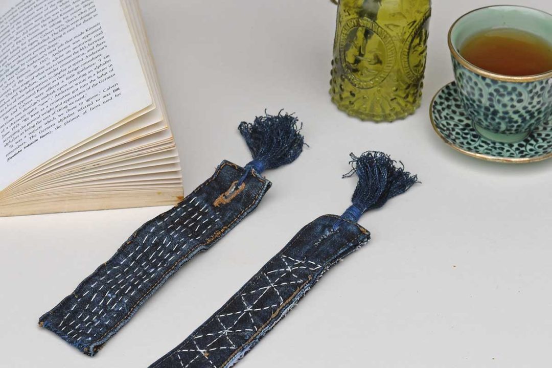 50 Unique DIY Bookmark Ideas: Designs for Every Reader - Pillar Box Blue