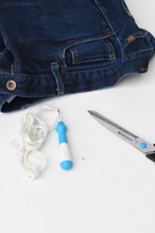 How to Make a Sashiko-Stitched Denim Bookmark: A Unique Gift - Pillar ...