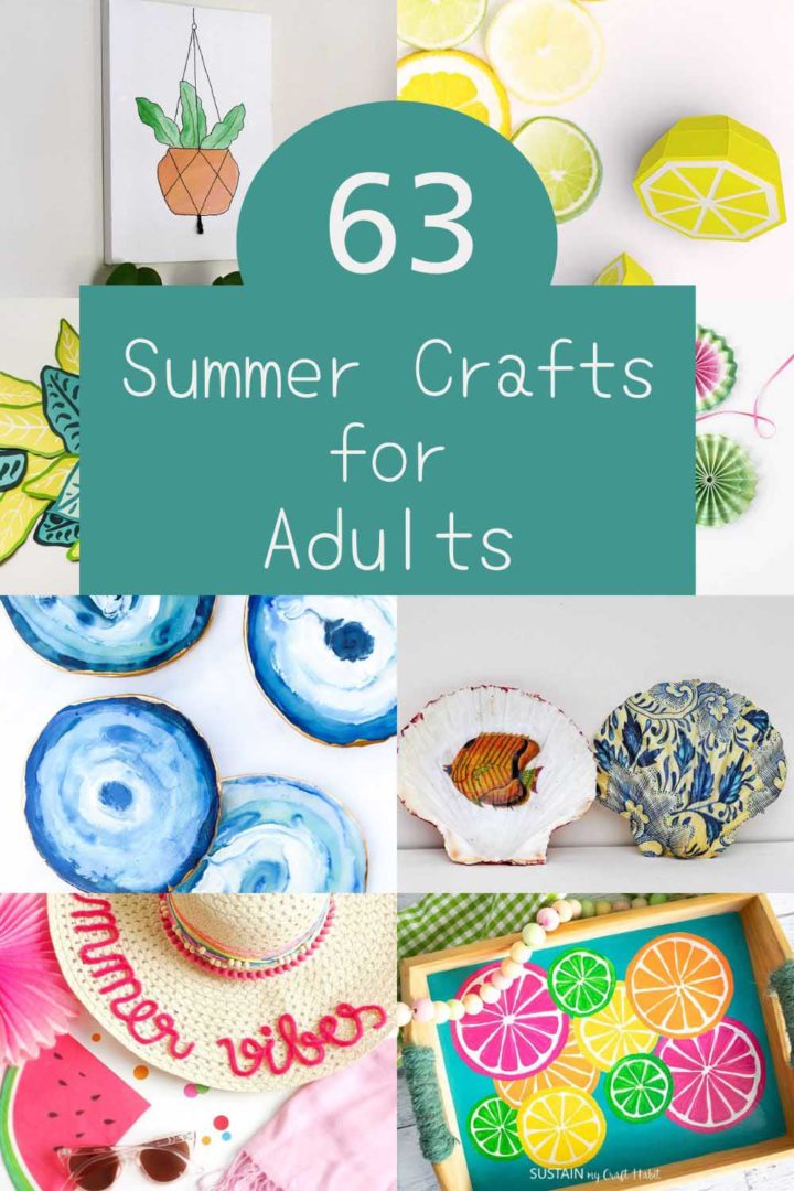63 Summer Crafts for Adults: Brighten Your Days with DIY Projects ...