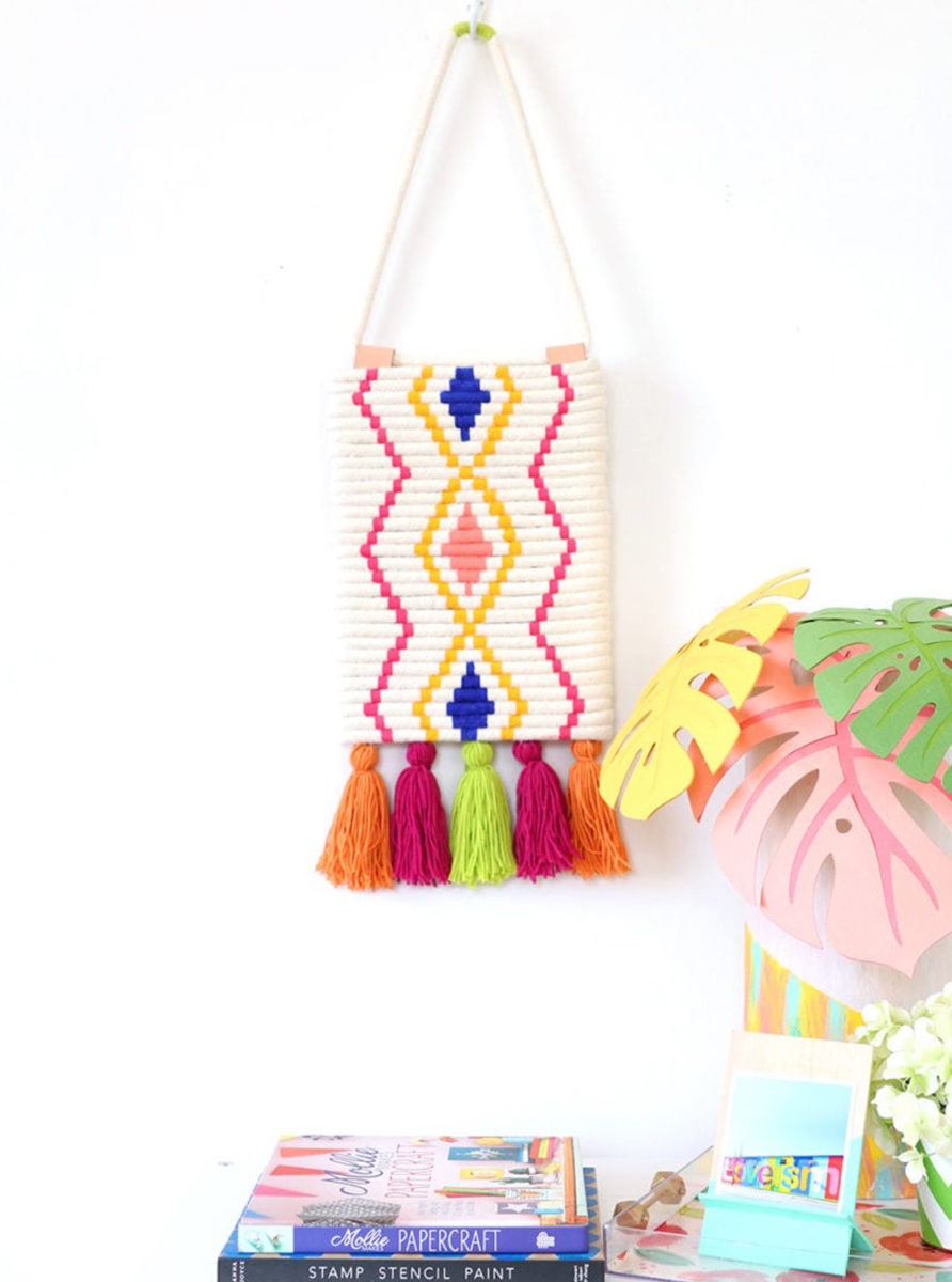 65 DIY Boho Decor and Craft Ideas To Transform Your Home - Pillar Box Blue