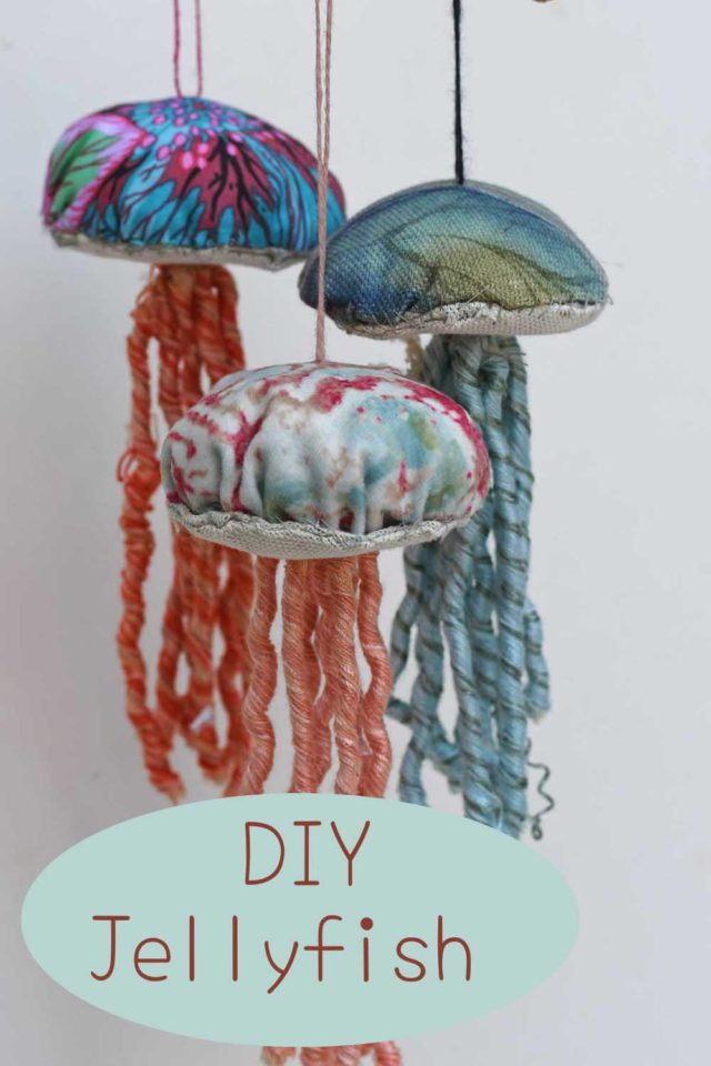 DIY Jellyfish Craft: Make Ocean Magic from Scrap Fabric - Pillar Box Blue