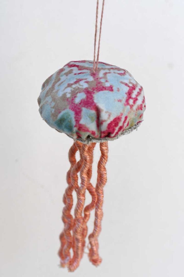 DIY Jellyfish Craft: Make Ocean Magic from Scrap Fabric - Pillar Box Blue