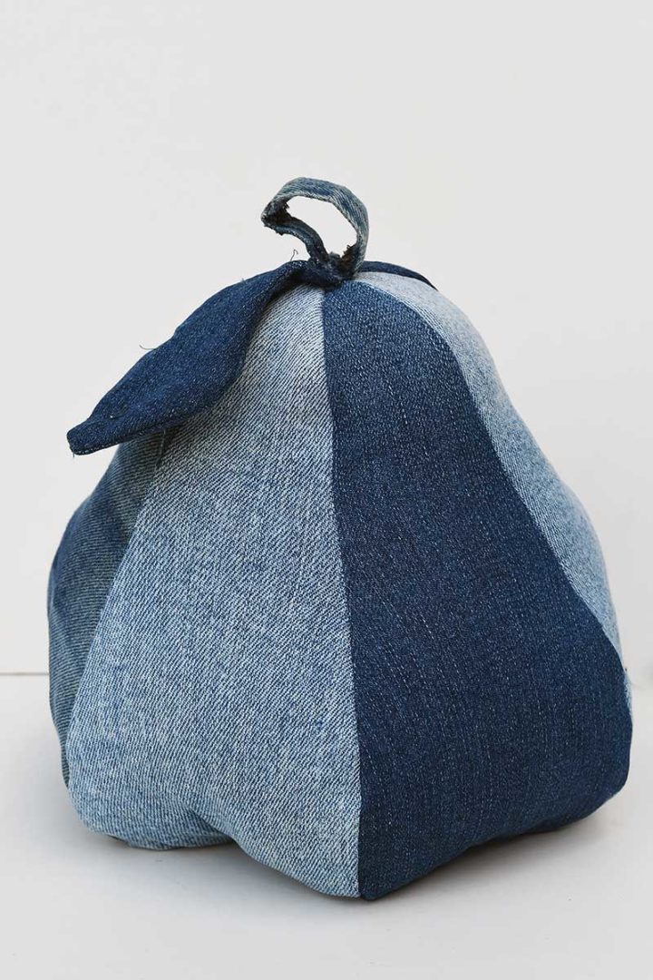 Crafting Cosy: How to Make Fabric Pear Door Stops from Old Jeans ...