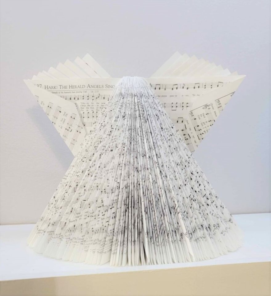 Creative Book Page Crafts: Simple Ideas for DIY Projects - Pillar Box Blue