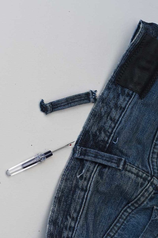 Easy Denim Medallions: Upcycle Jean Belt Loops into Ornaments - Pillar ...