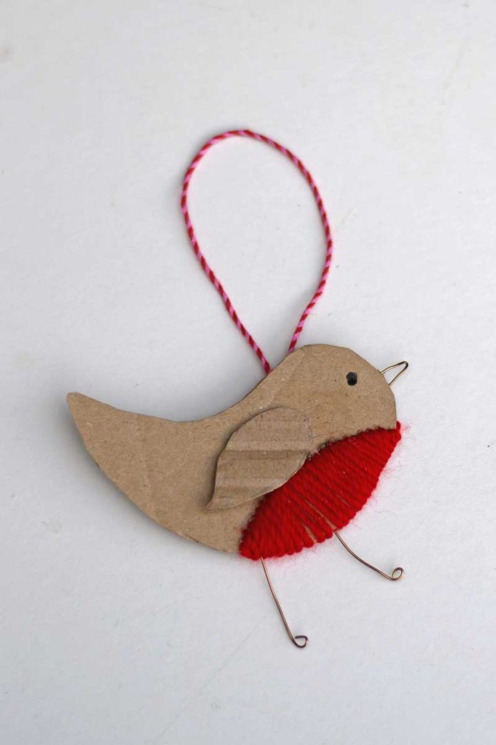 Cardboard Robin Ornament DIY: A Cute and Eco-Friendly Craft - Pillar ...