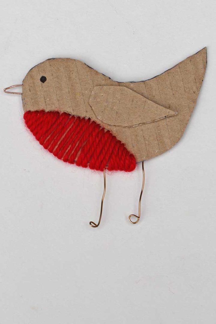 Cardboard Robin Ornament DIY: A Cute and Eco-Friendly Craft - Pillar ...